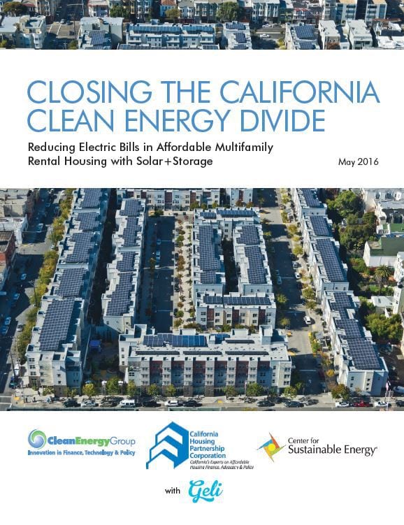 Closing the California Clean Energy Divide - Clean Energy Group