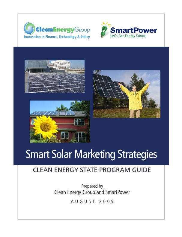 Smart Solar Marketing Strategies: Clean Energy State Program Guide ...