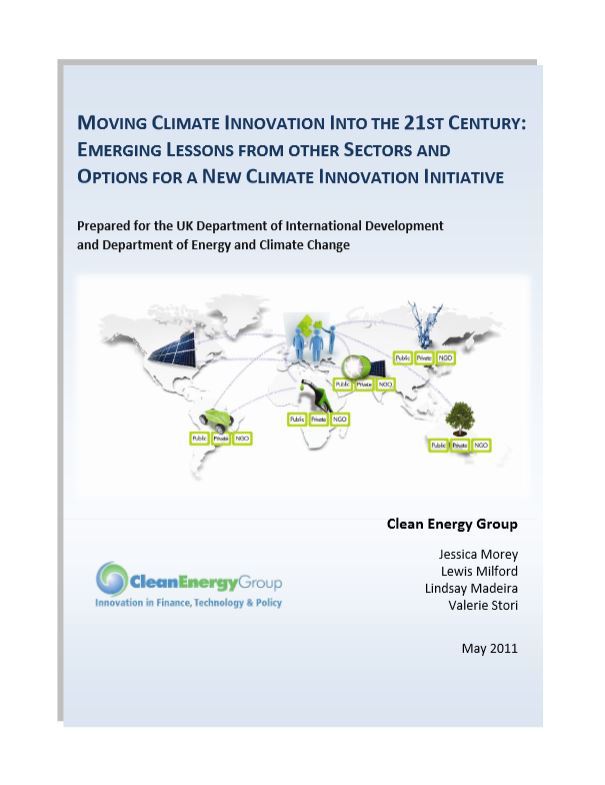 Moving Climate Innovation into the 21st Century: Emerging Lessons from ...